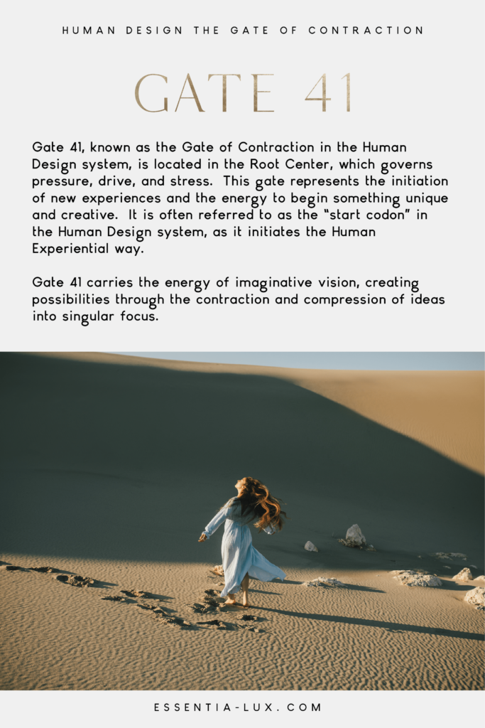 Human Design Gate 41 | Gene Key 41 | Soulful Business and Web Design