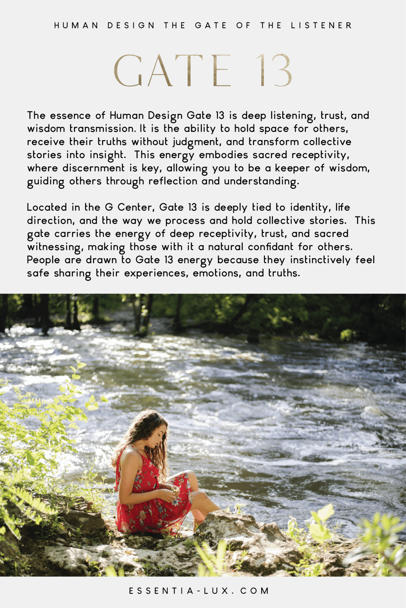 Human Design Gate 13 | Gene Key 13 | Soulful Business and Web Design